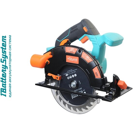 Пила циркулярная аккумуляторная Sturm! CCS1867BL 1BatterySystem