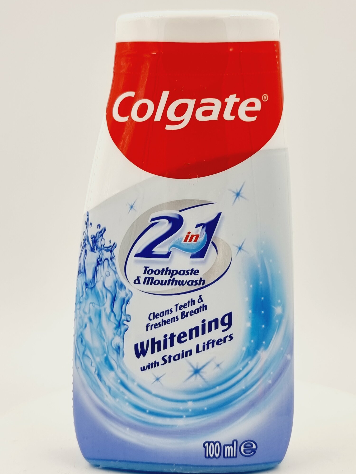Зубная паста Colgate "2 в 1", с фтором и отбеливающая, 100 мл