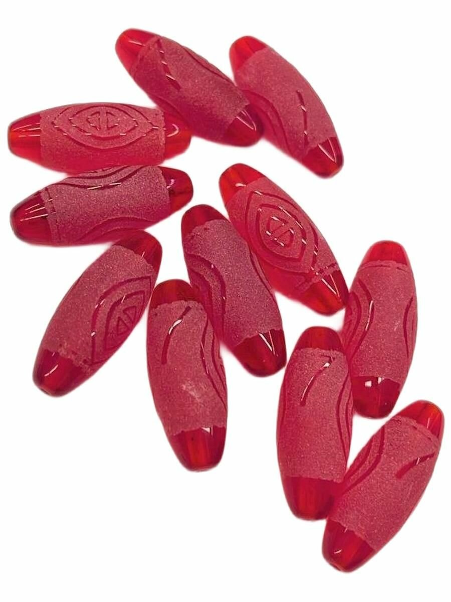 Бусина дзи 2 глаза Феникса горный хрусталь