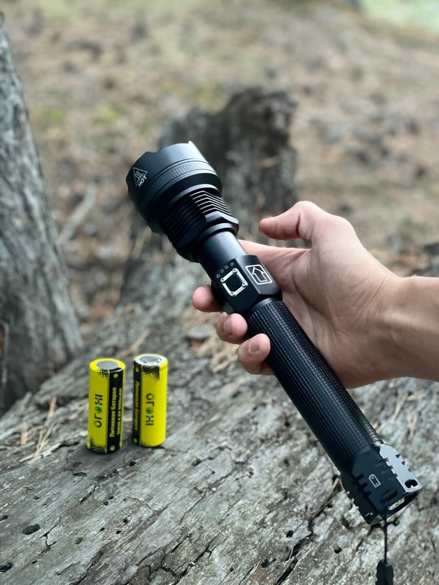 Фонарь Modern45, светодиодный, аккумуляторный, телескопический зум, IP68