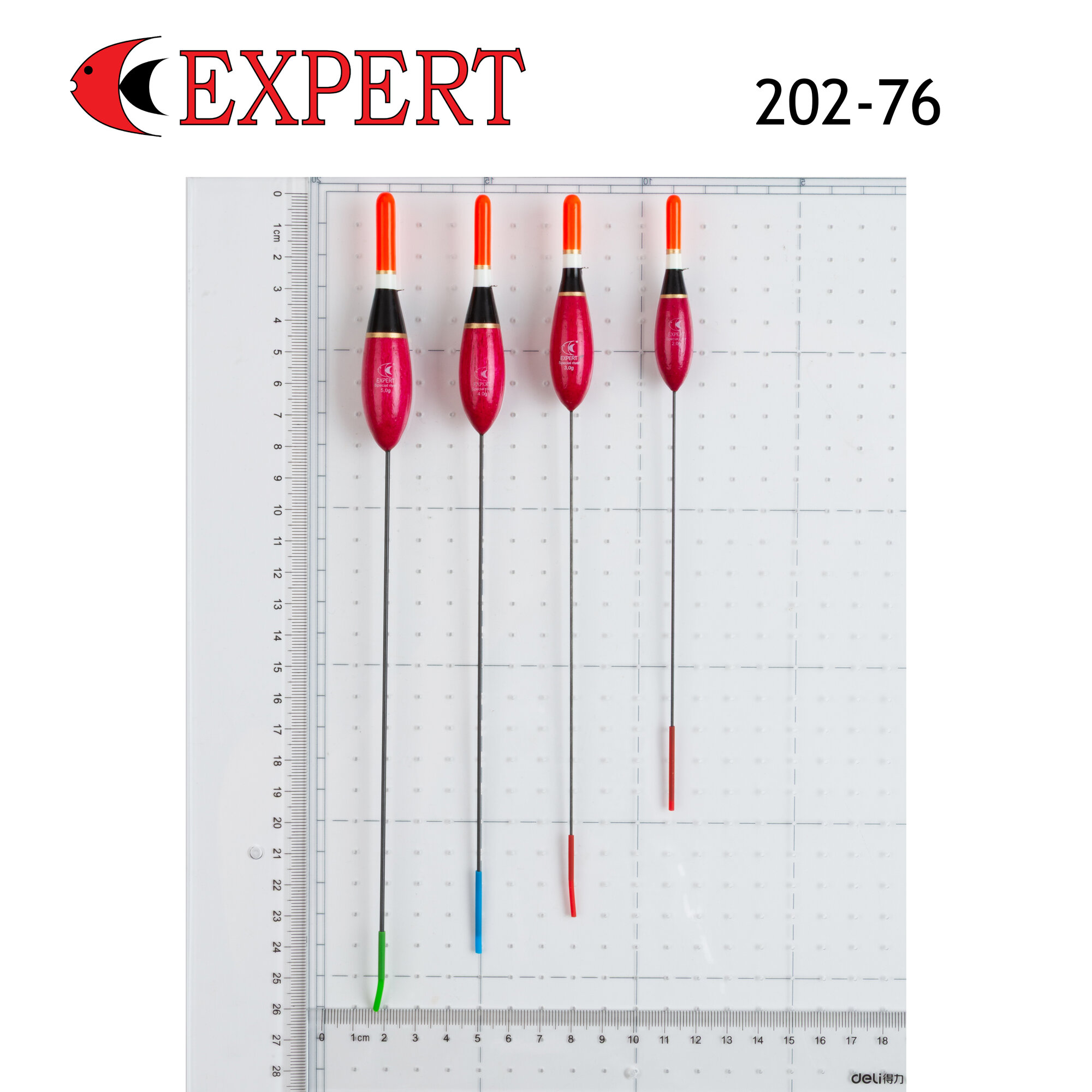 Поплавок EXPERT 202-76-025, 20см, 2.5г. цв. Мультиколор универсальный Бальза оригинал 1шт.