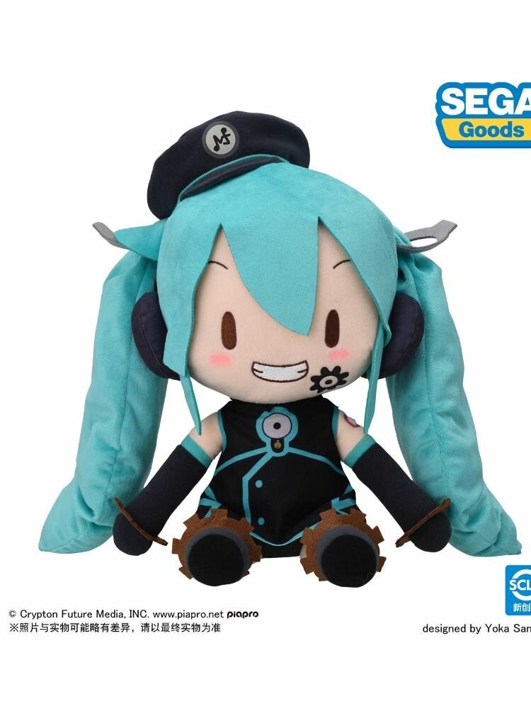 SEGA Hatsune Miku Willful Factory Manager Fufu Коллекция Кукольных Игрушек Plush Toys 27CM