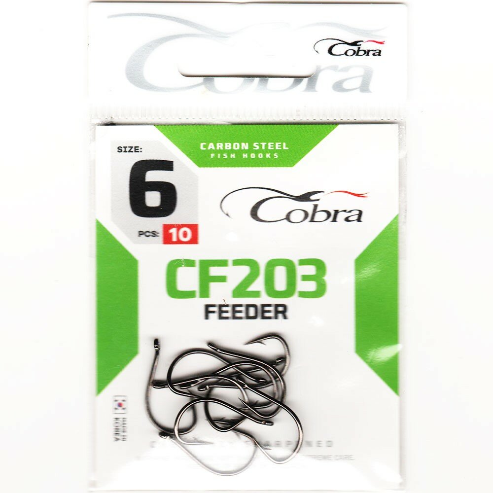 Крючки Cobra FEEDER SPECIALIST CF203 #006 (уп. 10 шт.)