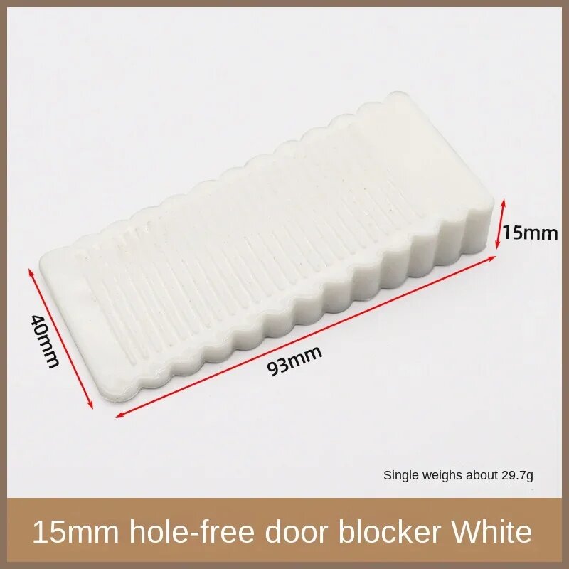 Силиконовый дверной стопор S-white