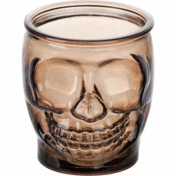 Бокал для коктейлей "Череп" 400мл коричневый
