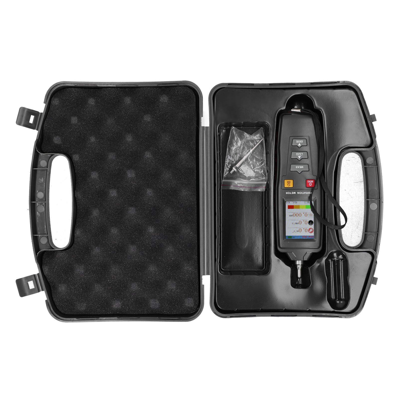 Портативный виброметр WT63B с цветным ЖК-дисплеем и цифровым анализатором. Испытательное оборудование.