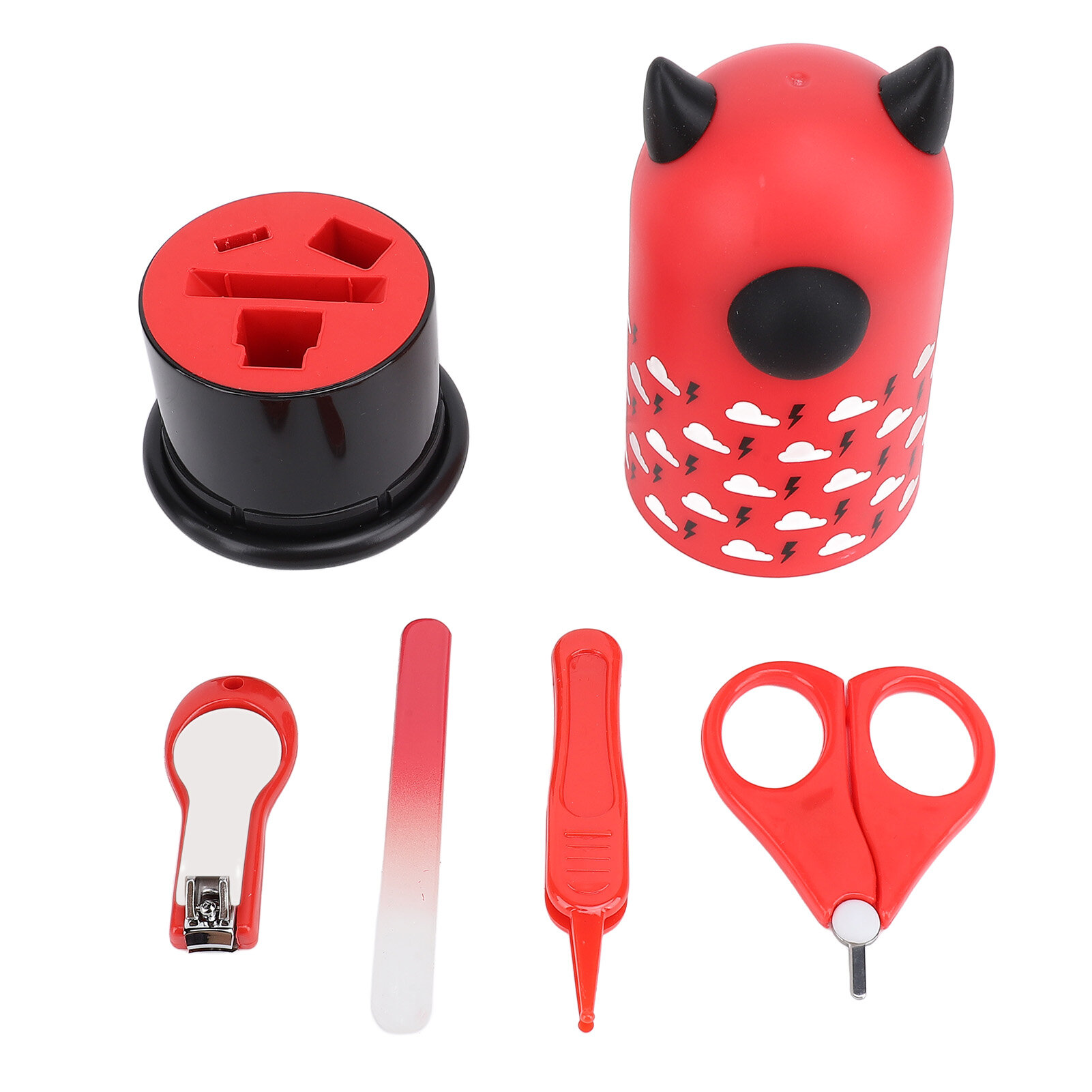 Набор детских щипчиков для ногтей, детский набор для маникюра и педикюра для малышей.