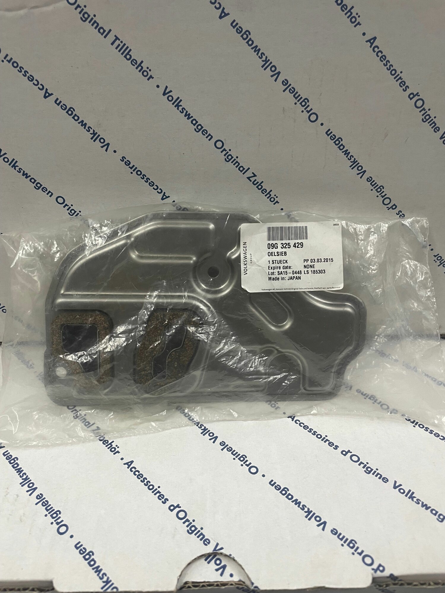 09G325429 VAG Фильтр АКПП для AUDI A3/VW JETTA/GOLF/PASSAT/TIGUAN/TOURAN