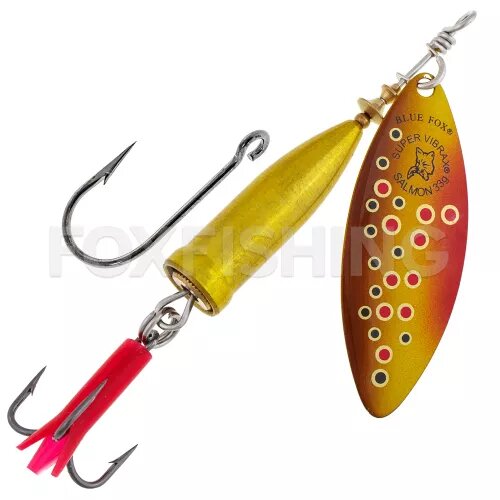 Блесна вращающиеся Blue Fox Salmon Super Vibrax №6 33гр. #TR