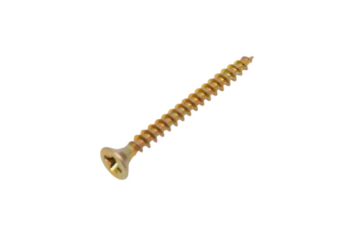 VIPL шуруп крепёж жёлтый цинк 3,5x35 мм для древесины и металла, 545 шт 41324