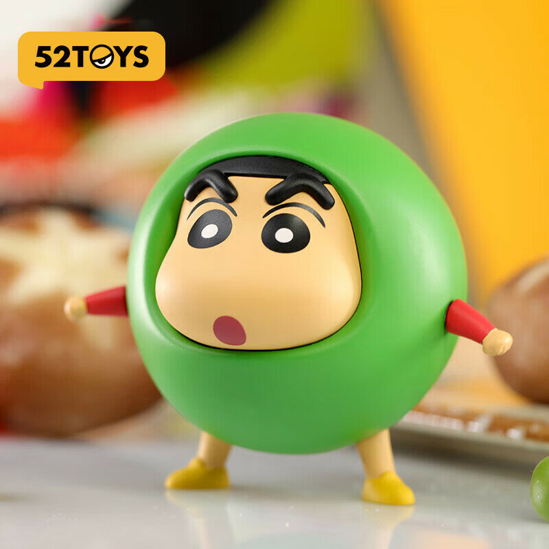 52TOYS Crayon Shin-Chan Blind Box Trendy Toy, Figurine, Desktop Decoration, Single Piece, New Year's Gift