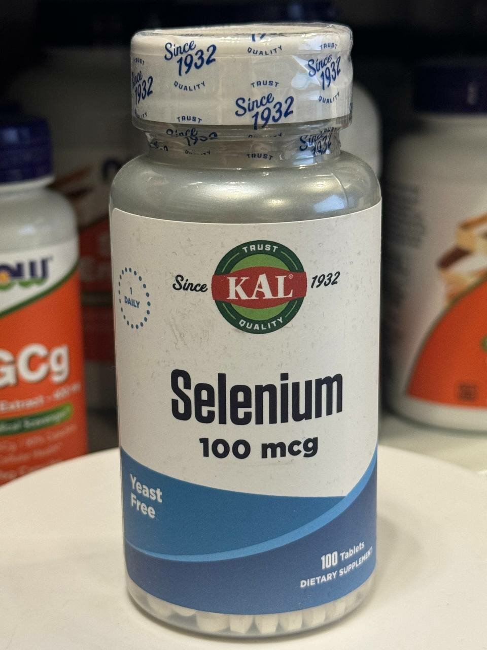 KAL Selenium 100 mcg, Селен, 100 таблеток