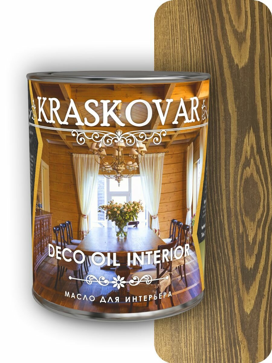 Масло для интерьера Kraskovar Deco Oil Interior 0,75л - 1шт.