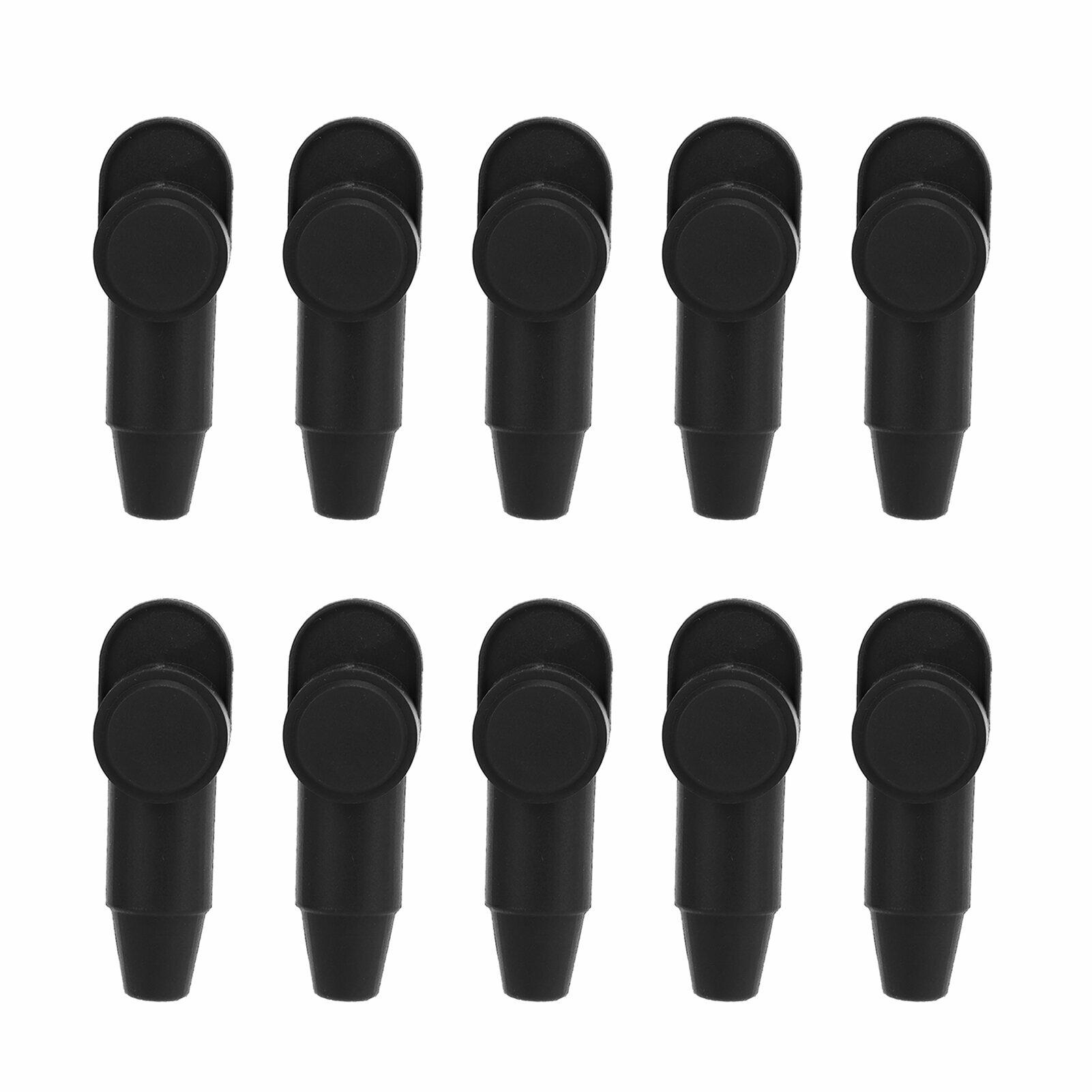 10 силиконовых колпачков для клемм, защищающих аккумулятор. Многоцелевое использование, удобны в применении, безопасны. Защитные колпачки для клемм генераторов и стартеров.