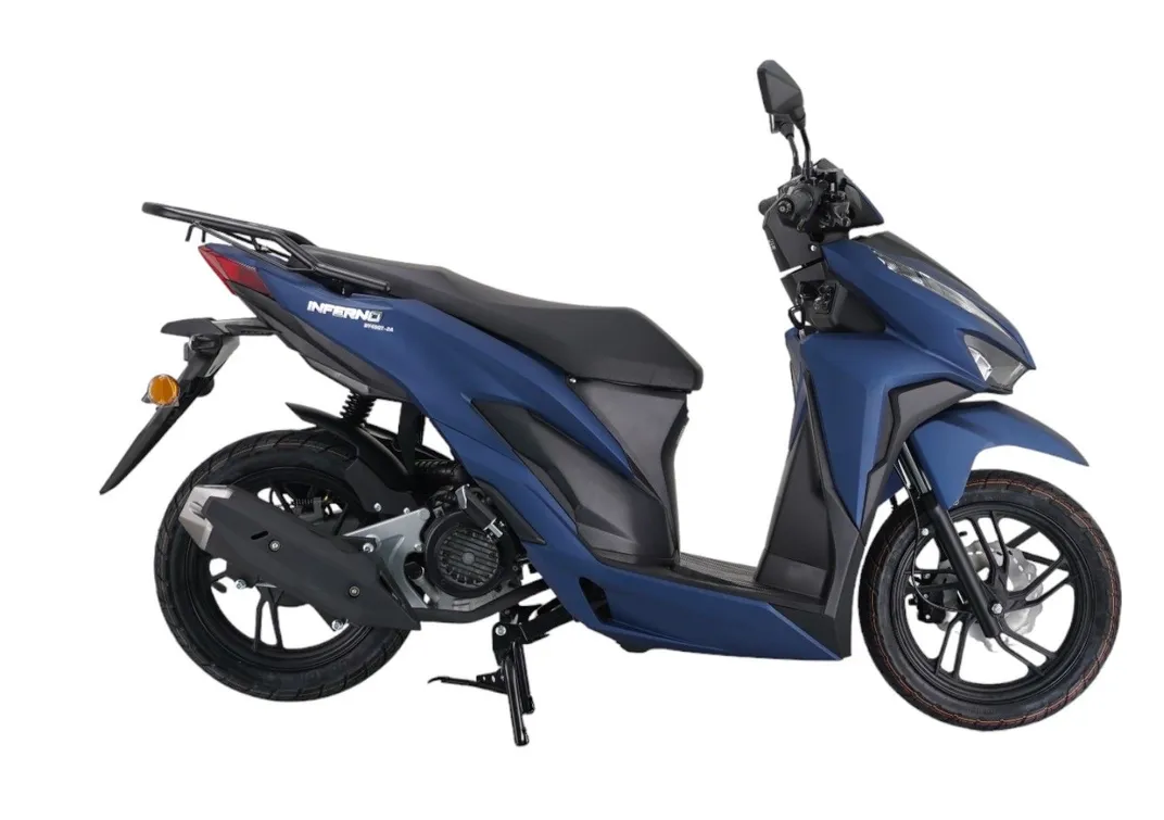 Скутер VMC INFERNO BY49QT-5A (170) (матовый синий )24932 без ПТС В коробке. Требует финальной сборки.