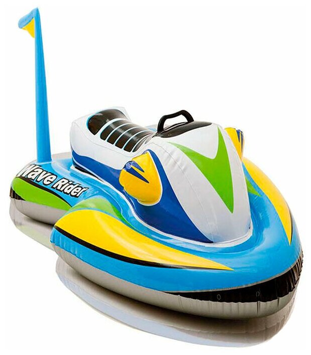 57520 Надувная игрушка-наездник 117х77см "Гидроцикл" до 40кг, от 3 лет
