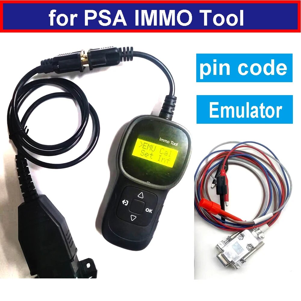 Для PSA IMMO инструмент ключ Pin считыватель кода симулятор Caculator Программирование эмулятор программы для Peugeot цит-Роен 2001-2018 VS FNR