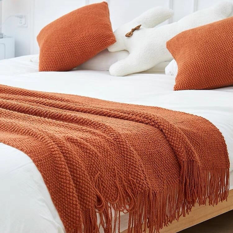 Плед Трикотаж Чехол для дивана полотенце для дивана декоративный диван прикроватная тумбочка покрывало для прикроватной
