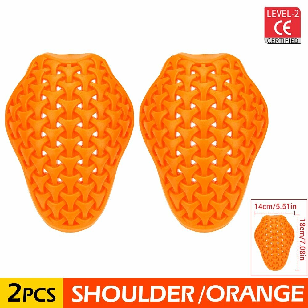 Мотоциклетная броня, защитный уровень 2, вставки для снаряжения, противоударные защитные накладки для куртки и брюк, снаряжение для езды по дороге HRZ-803 OR