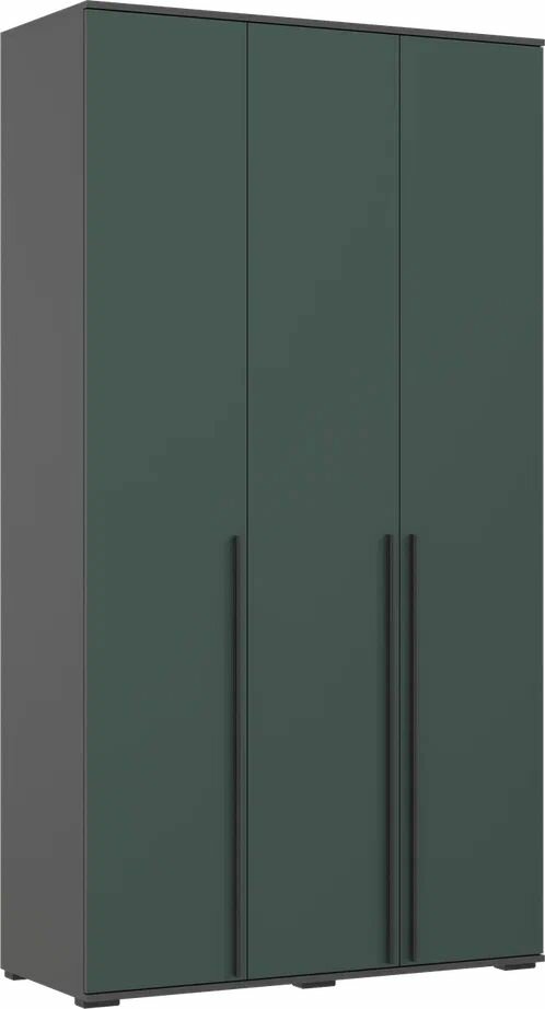 Шкаф Норд 3-х створчатый 120 Изумрудный/Графит