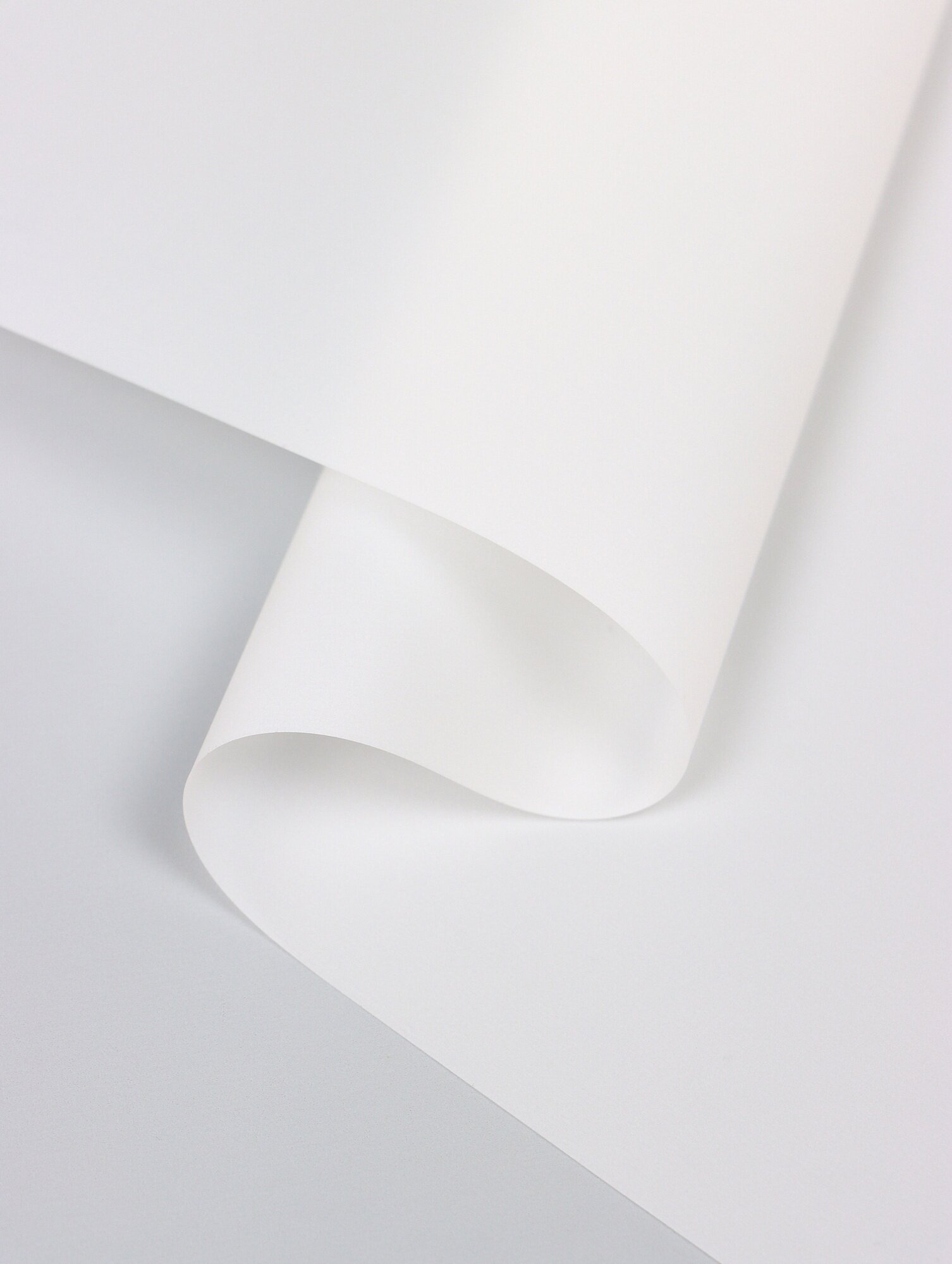 Упаковочная пленка матовая, "PASTEL", Белая 0,59 х 7 м 180гр