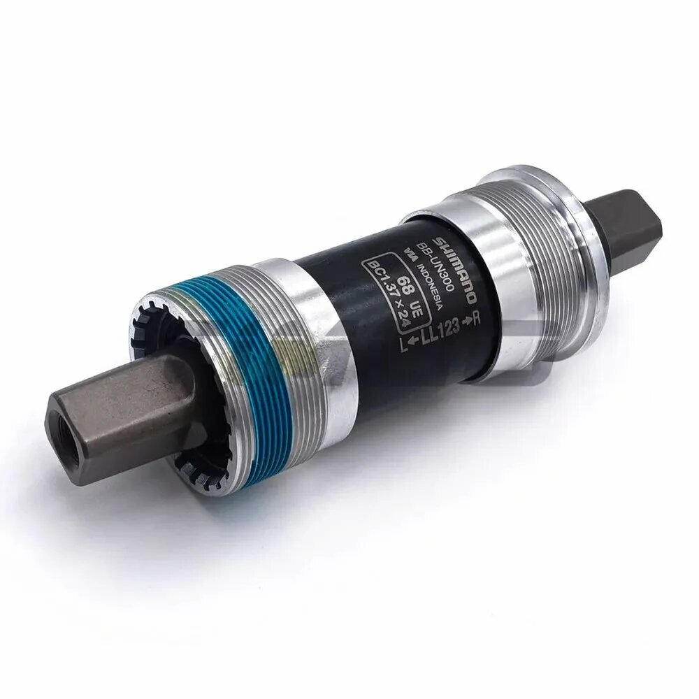 Каретка, Shimano BB-UN300, каретки под квадрат, BSA, стакан 68мм, вал 123мм