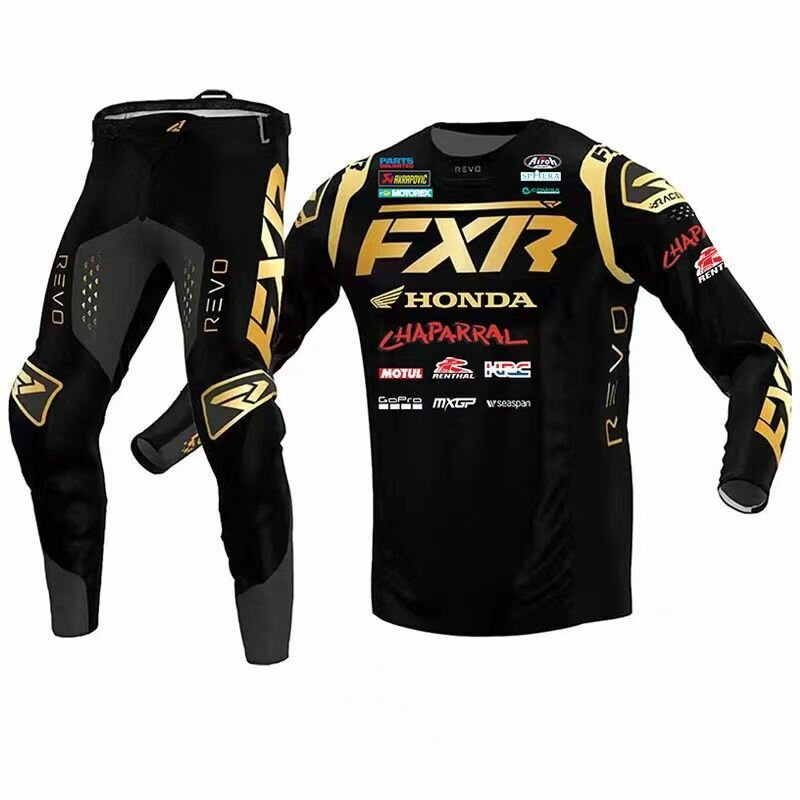 Новый 2023 FX HOND gasga гоночный костюм мотокросс Джерси и штаны MX ATV Dirt Bike Gear Set мотоциклетная одежда mtb enduro