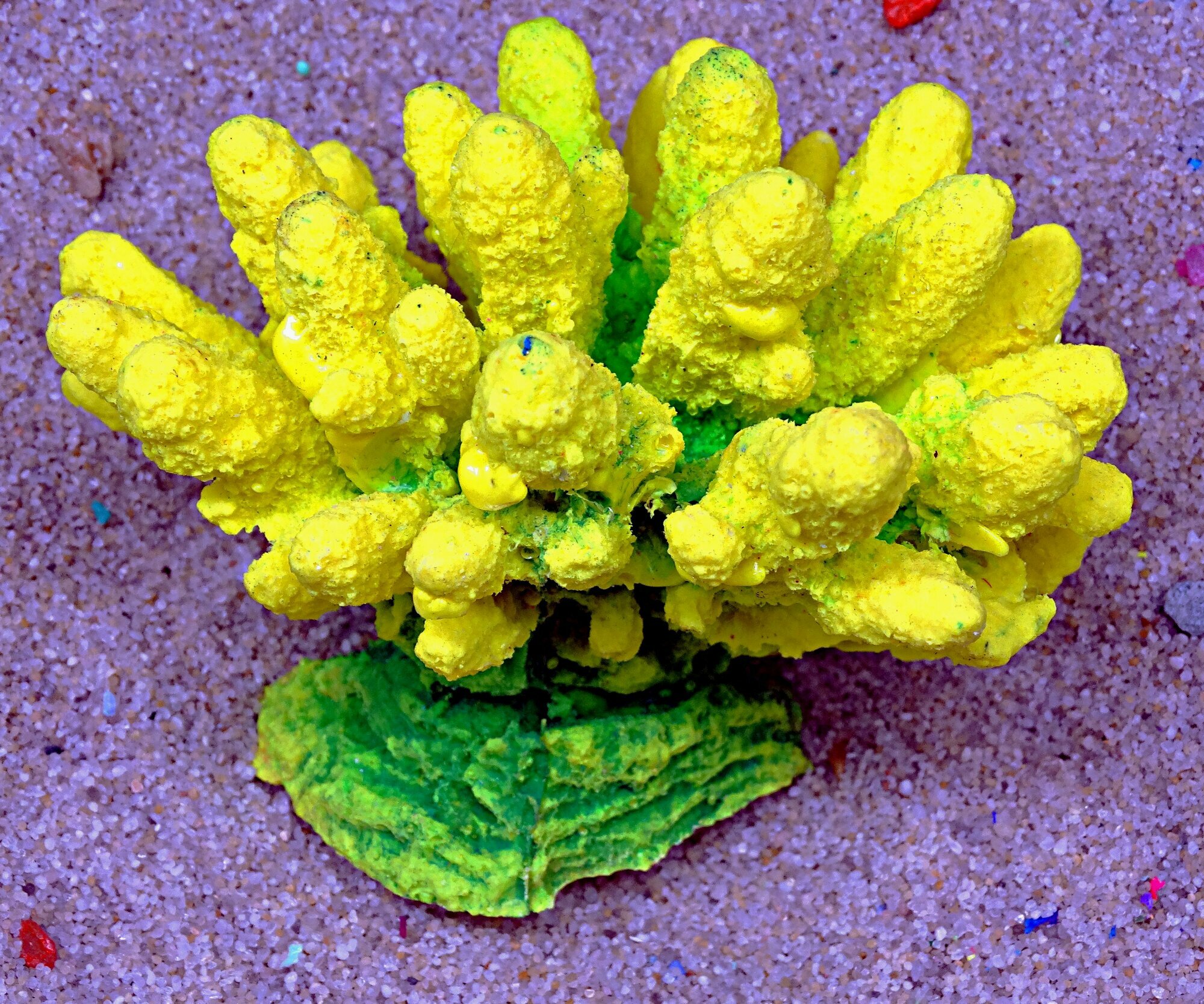 Искусственный коралл коралл ЭКО "Монти", для аквариума, ручной работы, эко коралл