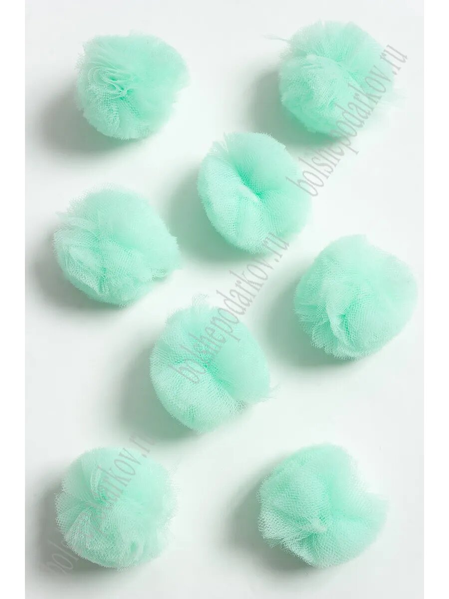 Помпоны декоративные 3.5 см (10 шт)