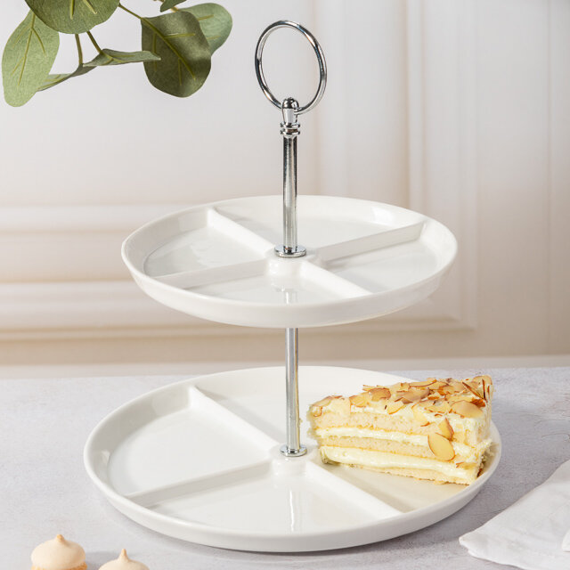 Двухъярусная этажерка для фруктов Etagere 24 см, Koopman, 795880410