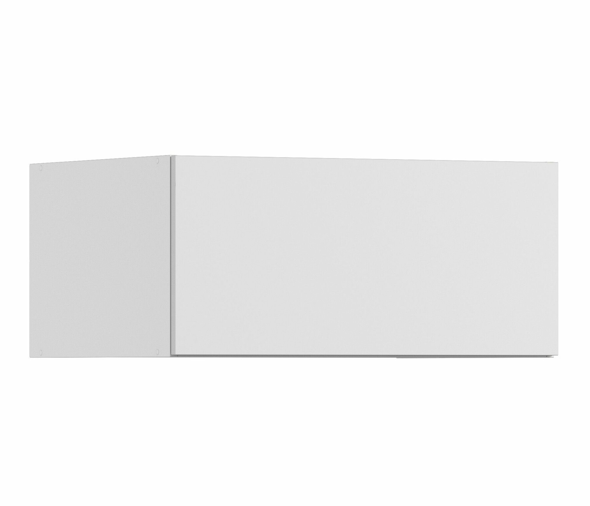 Кухонный модуль навесной шкаф столплит Регина РПГ-280 горизонтальный, ЛДСП, Белый/ЛДСП Белый Альпийский, 80х56х30 см