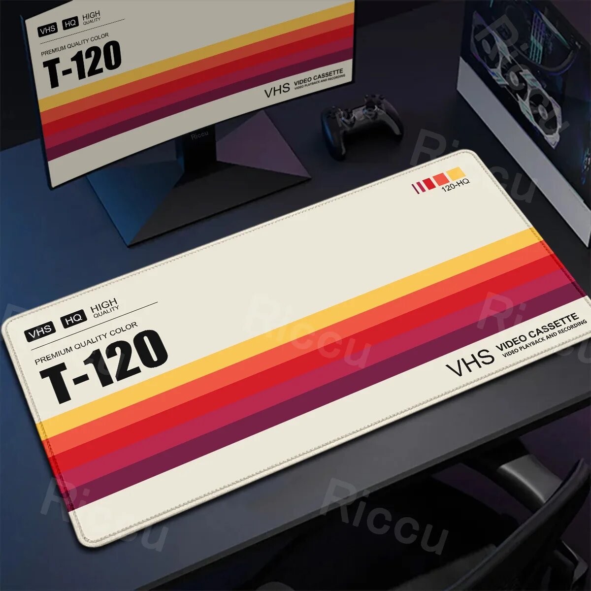 Коврик для мыши Riccu Ретро VHS 600x300x2mm, A8