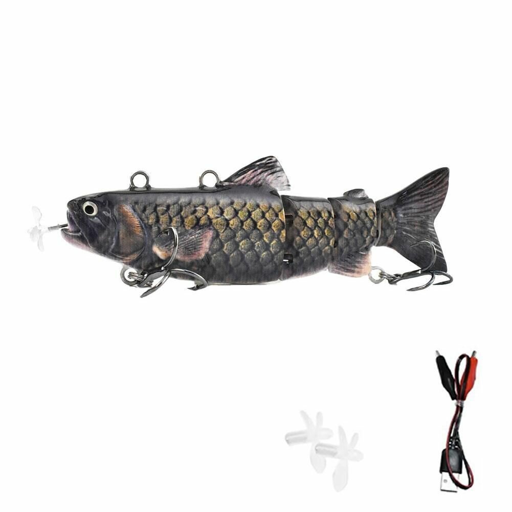 Роботизированная приманка для рыбалки, 3D дизайн, реалистичное движение, USB перезарядка
