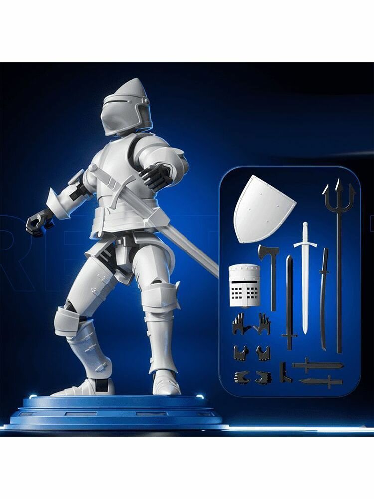 Dummy lucky doll Счастливая кукла, собранная белым воином средневековых боевых искусств с украшениями ручной работы