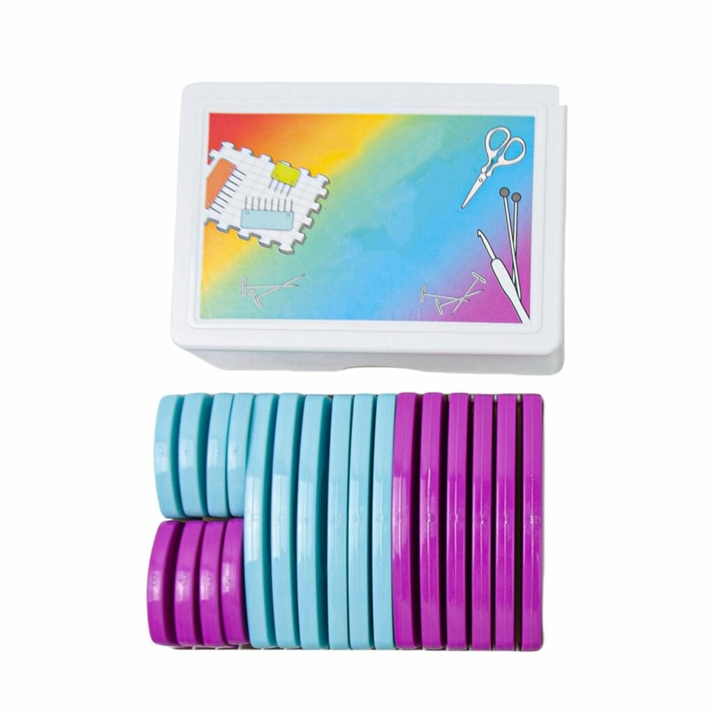 20 шт. гребней для блокировки вязания, шитья, вязания крючком, рукоделия, изогнутые