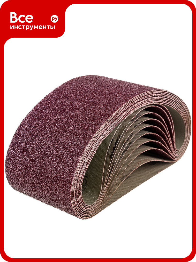 Шлифовальные ленты ЛБ 100х610 мм, А40, 14А, 10 шт. Tsunami D76110061014040, 100×610, 14 А