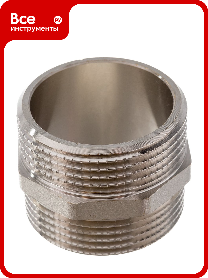 Ниппель STI Ду32 (1 1/4") никелированный D270-04974, 00000003575