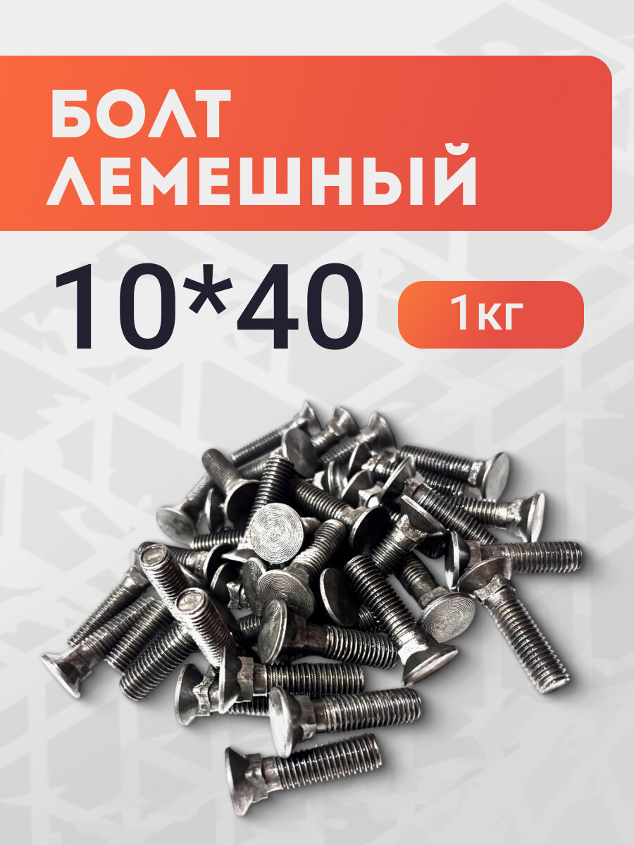 Болт лемешный 10*40 (1 кг)