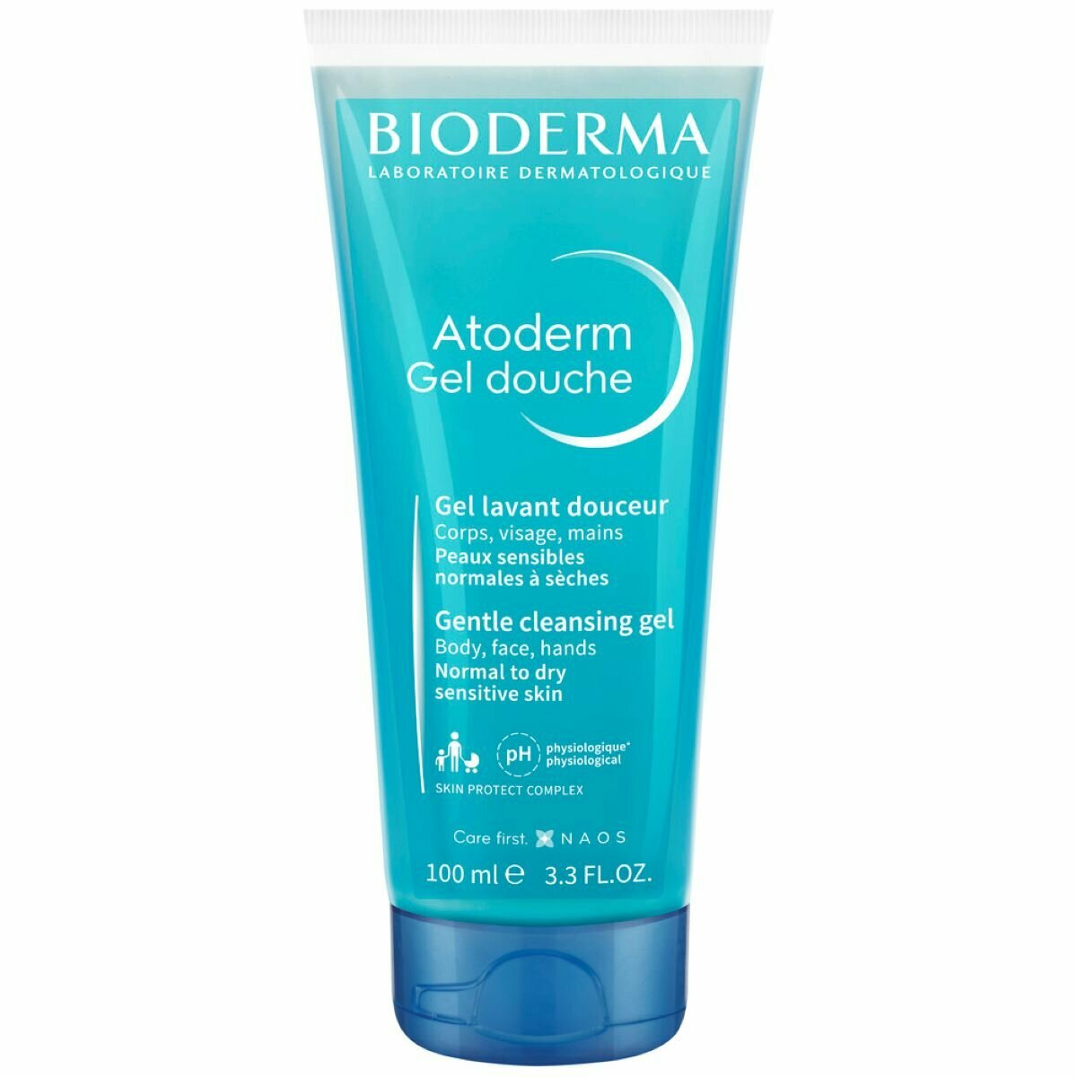 Биодерма атодерм Гель для душа для всей семьи, 100 мл | BIODERMA Atoderm Gel Doushe