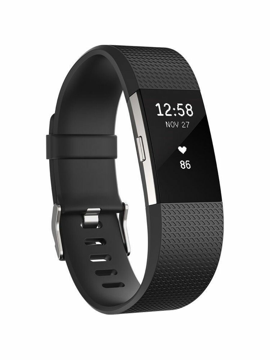 Умный браслет Fitbit charge 2 black L