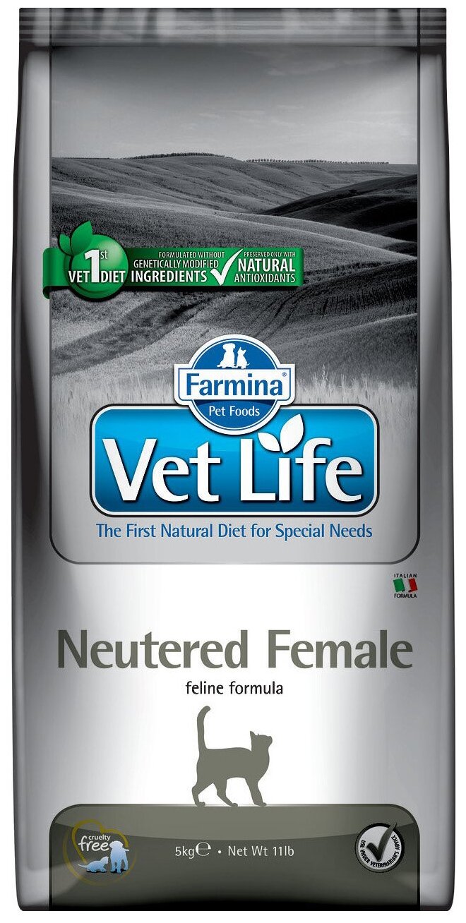 Корм для стерилизованных кошек Farmina Vet Life Female 5000 г