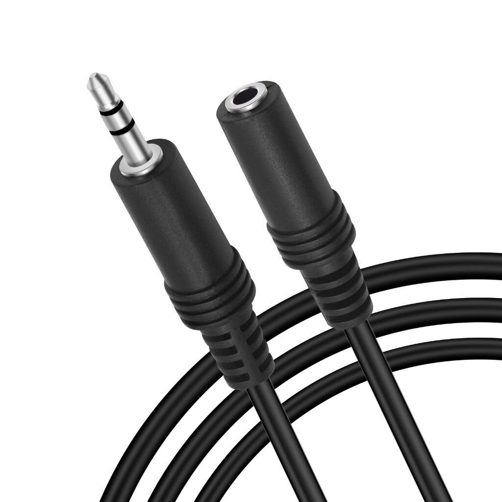 Удлинительный кабель для наушников 1/8 TRS stereo 3,5 мм от мужчины к женщине-2 м