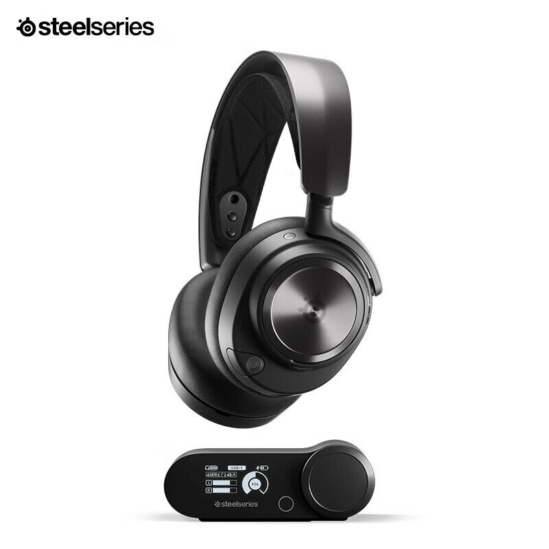SteelSeries Arctis Nova Pro Wireless Gaming Headset, 2.4G/Bluetooth/Wired Four-Mode, ANC Noise Cancellation, Triangulum Action, Gaokao