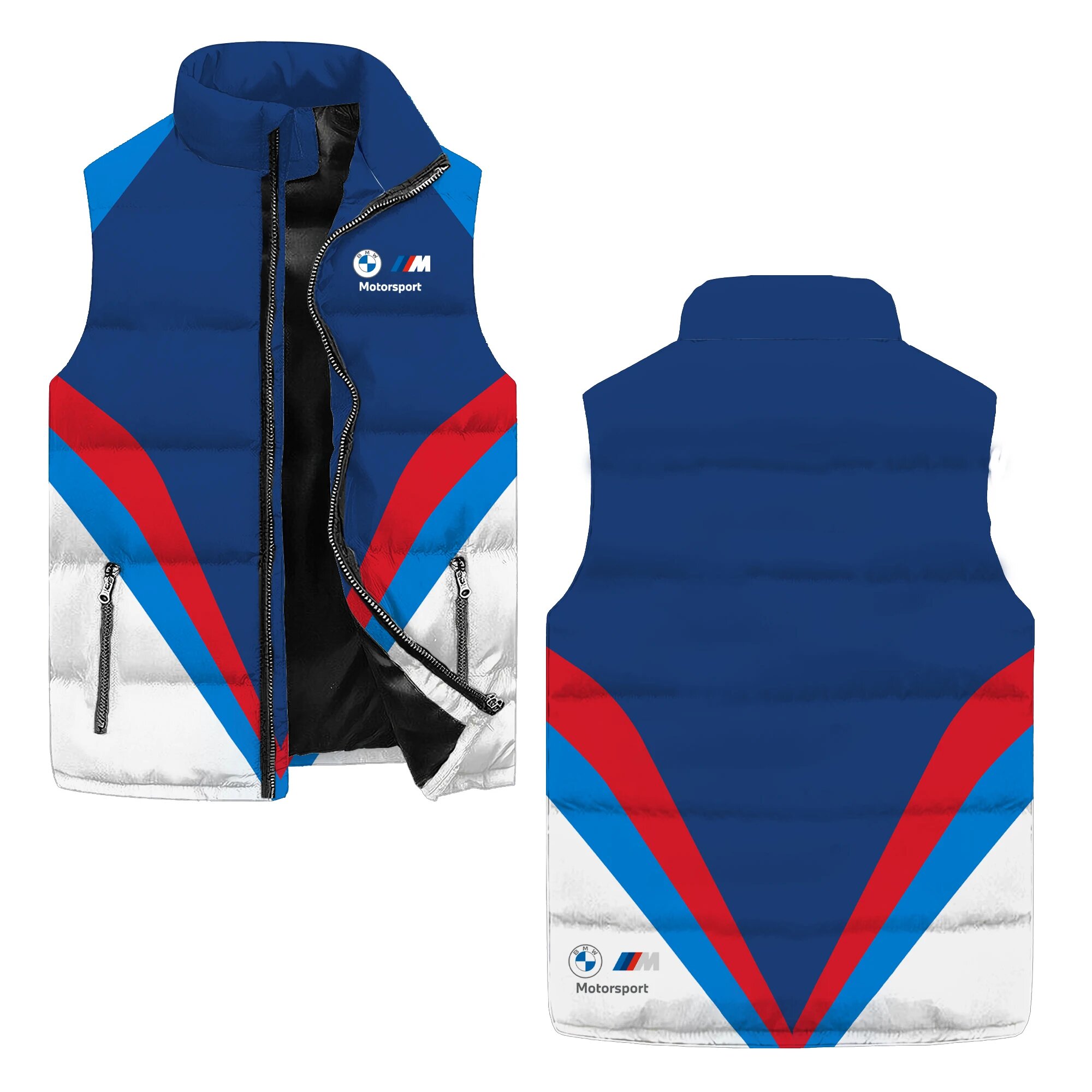 Новая изысканная верхняя куртка с 3D логотипом BMW, жилет, осенне-зимняя мужская теплая и удобная куртка без рукавов Синий, XL, 103MJ-ZL25030409