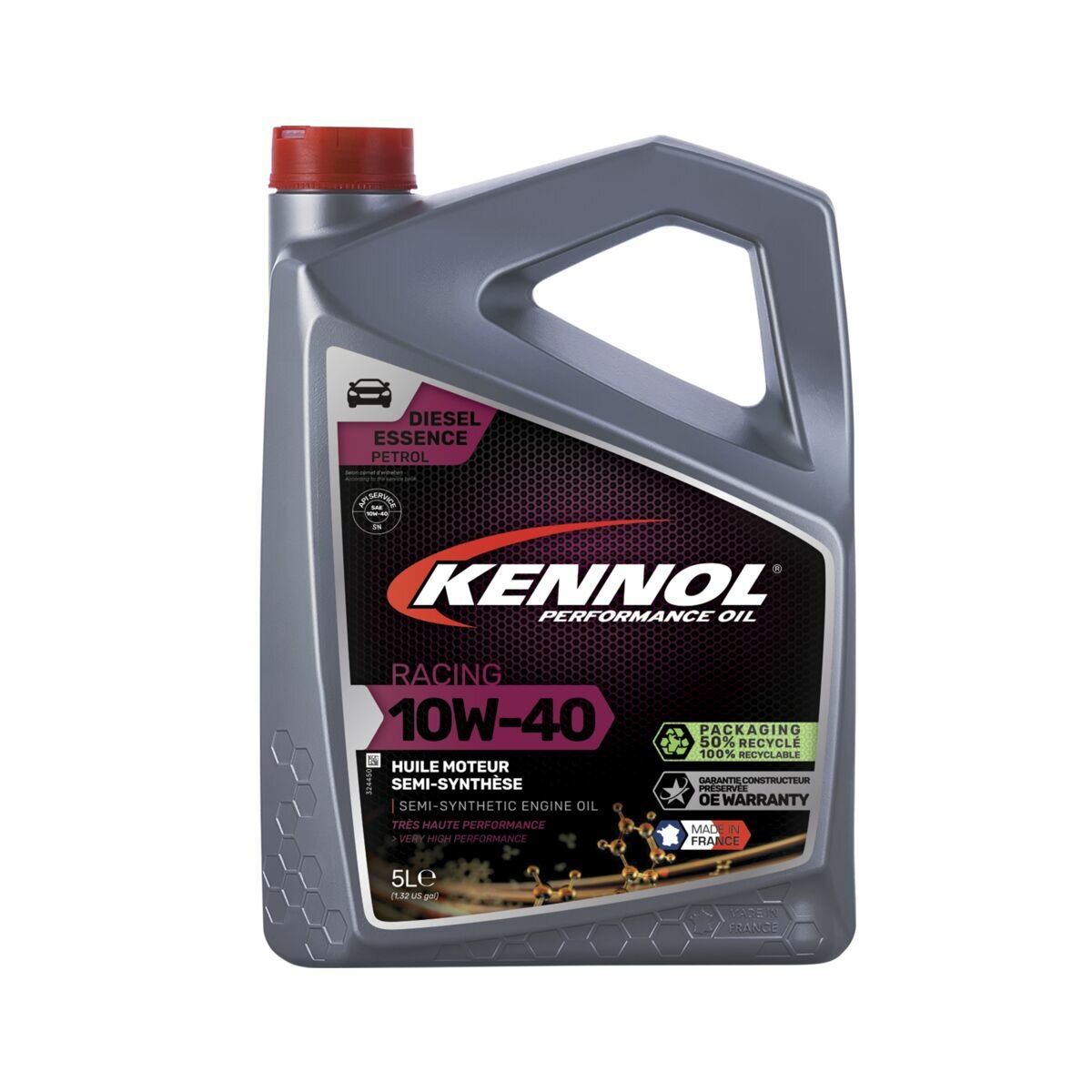 Масло Моторное Kennol Racing 10W-40, 5Л.(Kennol 193413)