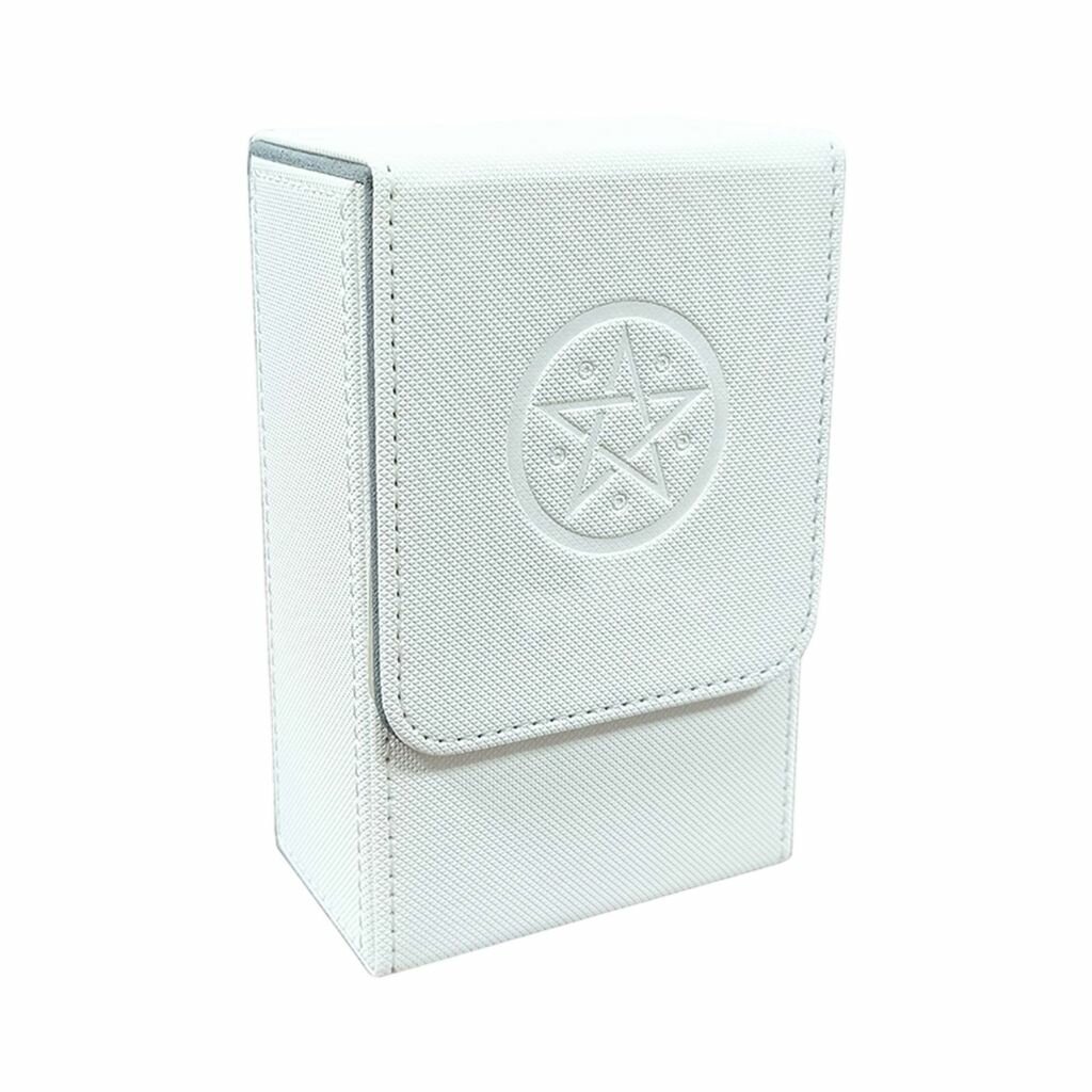 Премиальный чехол для карт Таро с магнитной застежкой и мягкой подкладкой, Белый