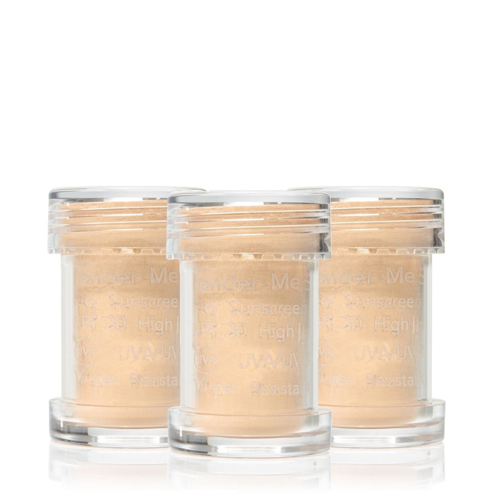 Jane Iredale Рассыпчатая солнцезащитная пудра (сменный блок) Powder-Me SPF 30 Dry Sunscreen 3 х 2,5 г оттенок Golden