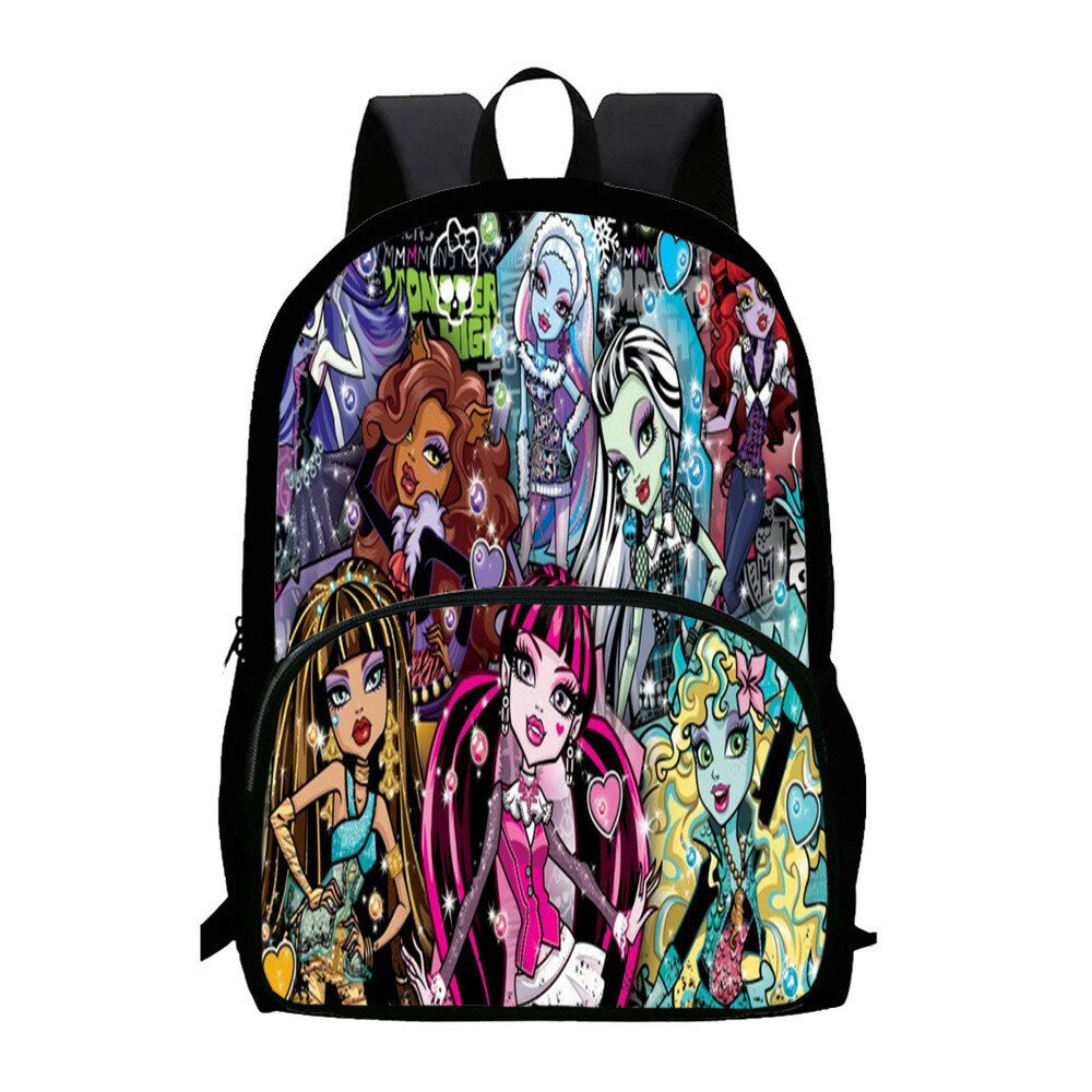 Monster high рюкзак школьный с большим объемом и современным городским стилем для мальчиков и девочек stylej