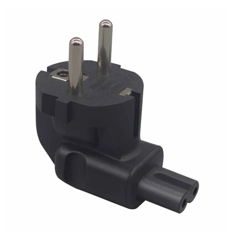 Черный евровилка IEC C7 USBO