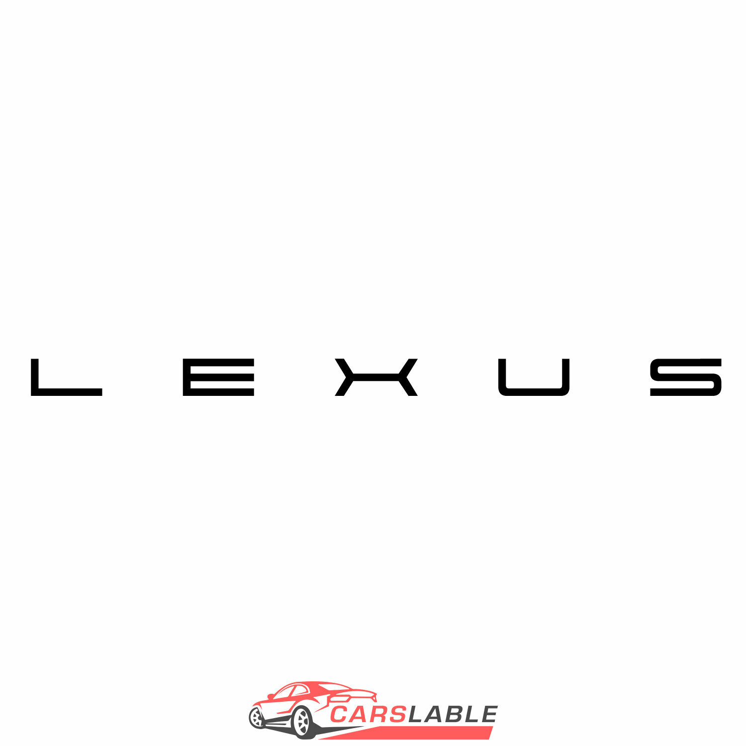 Орнамент (эмблема, шильдик) LEXUS black